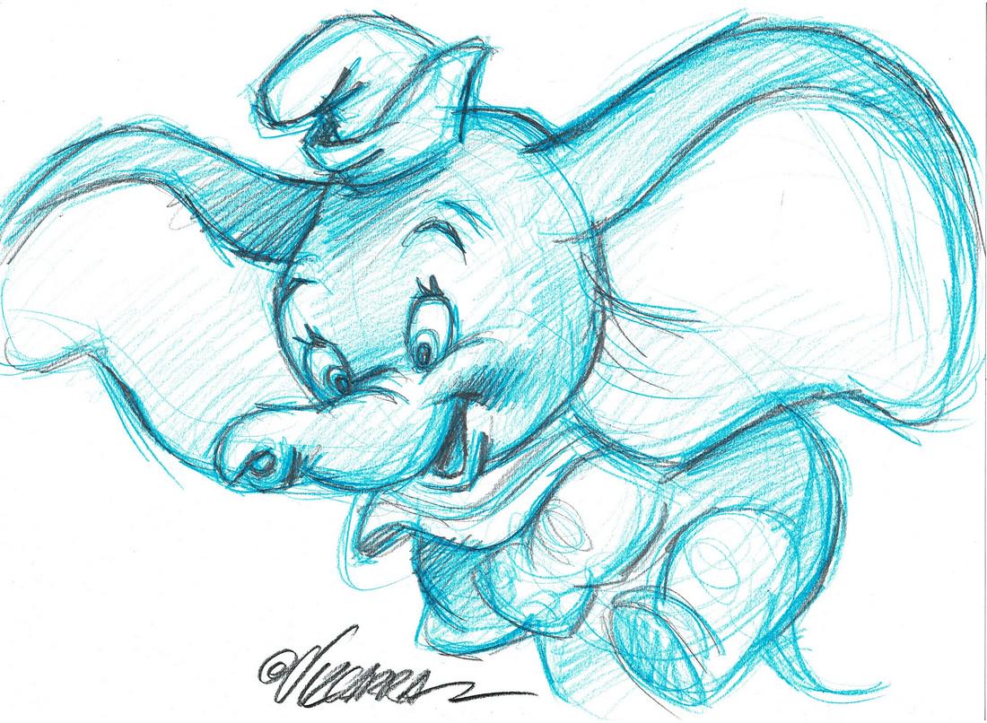 Dumbo Original Sketch