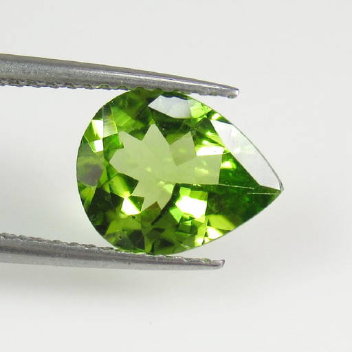 1.93 Ct Genuine Pakistan Peridot 10x8 Mm Pear Cut