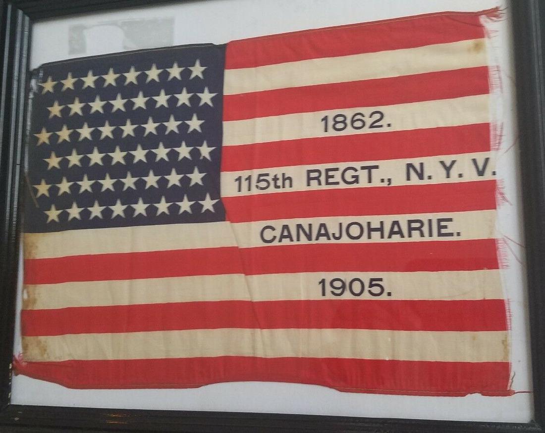 48 star civil war reunion flag American 1862 115th