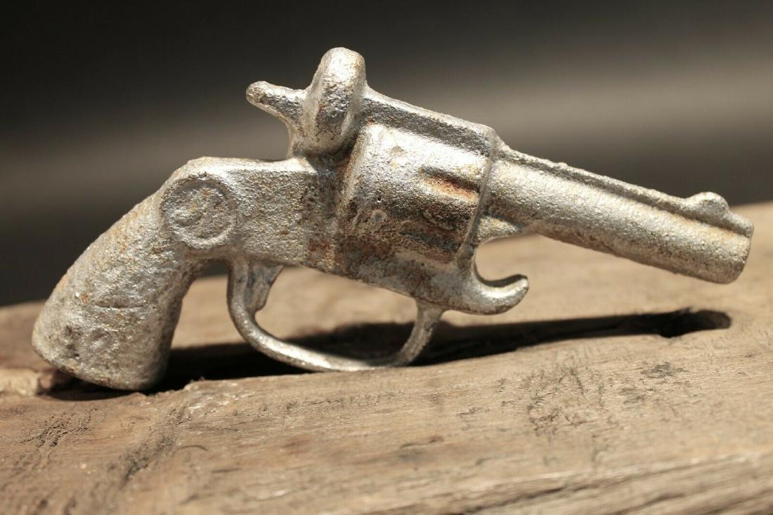 Cast Iron Pistol Revolver Bottle Opener