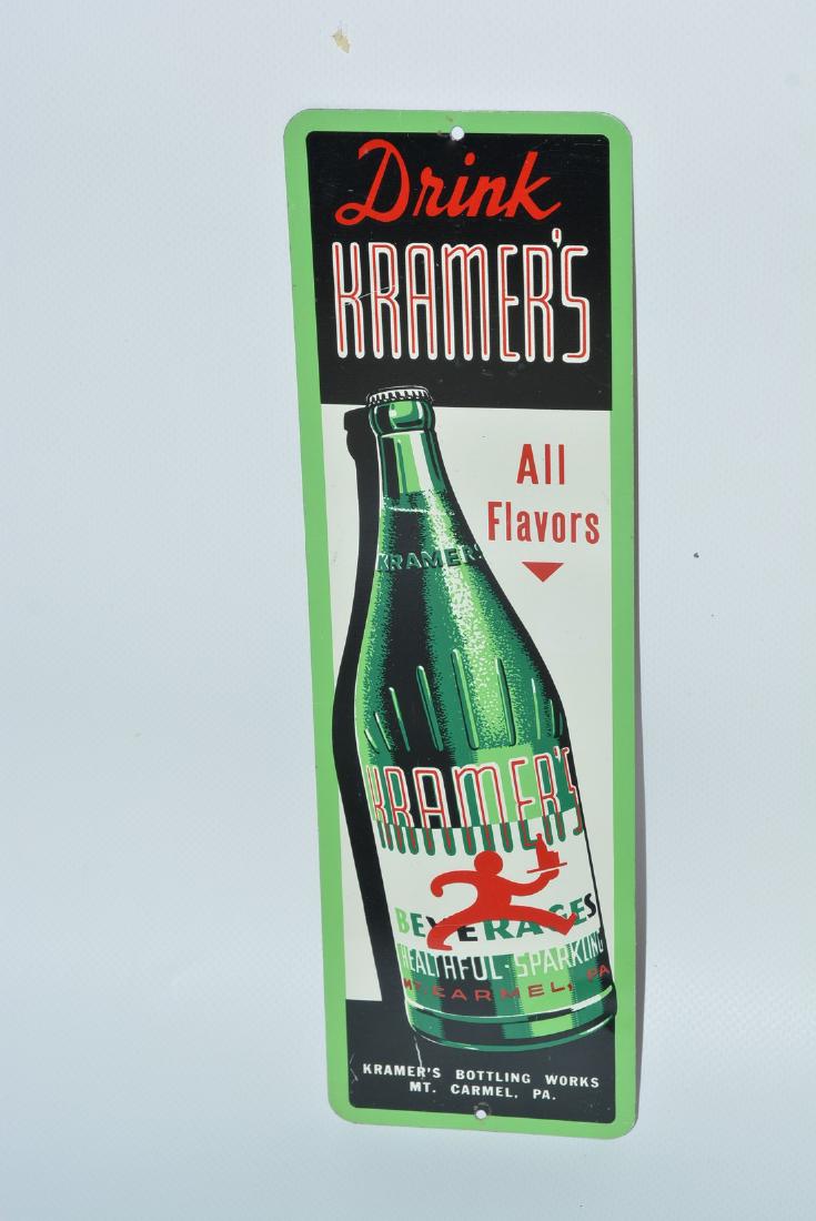 Drink Kramer's All Flavors Beverages painted sign