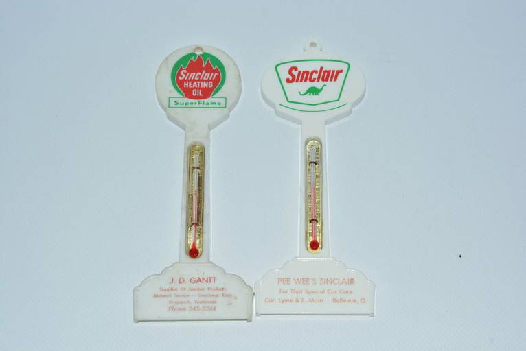 2 Plastic Pole Thermometers Sinclair Heating & Dino