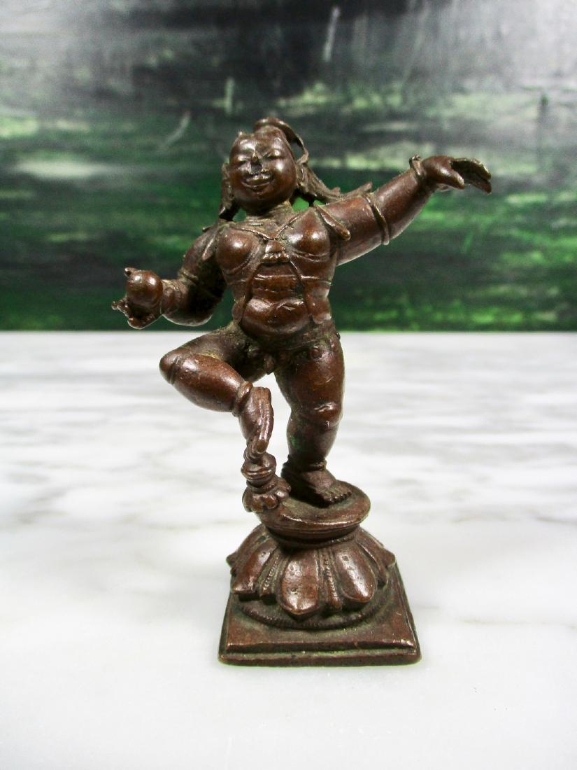 Antique Chola Period Finely Cast Bronze Statue Of