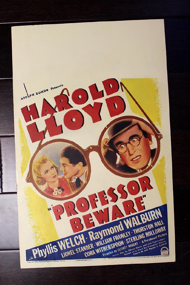 Professor Beware (USA, 1938) Harold Lloyd (USA,) Window