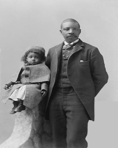 1891 Portrait; E.b. Williams And Young Girl