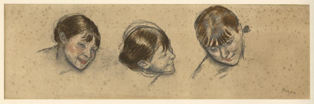 Edgar Degas Pochoir "la Fille Elisa"