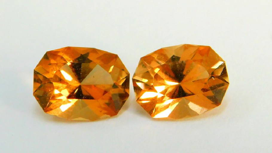 Mexican Topaz Pair 4.50 Cts(gfco Swiss)