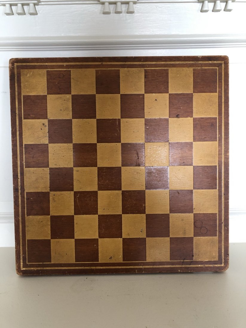 19th C American checkerboard