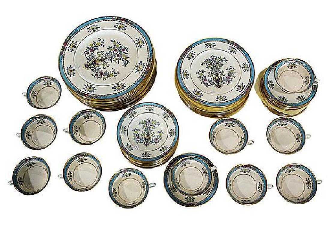 Lenox Blue Tree Dinnerware 60 Pieces