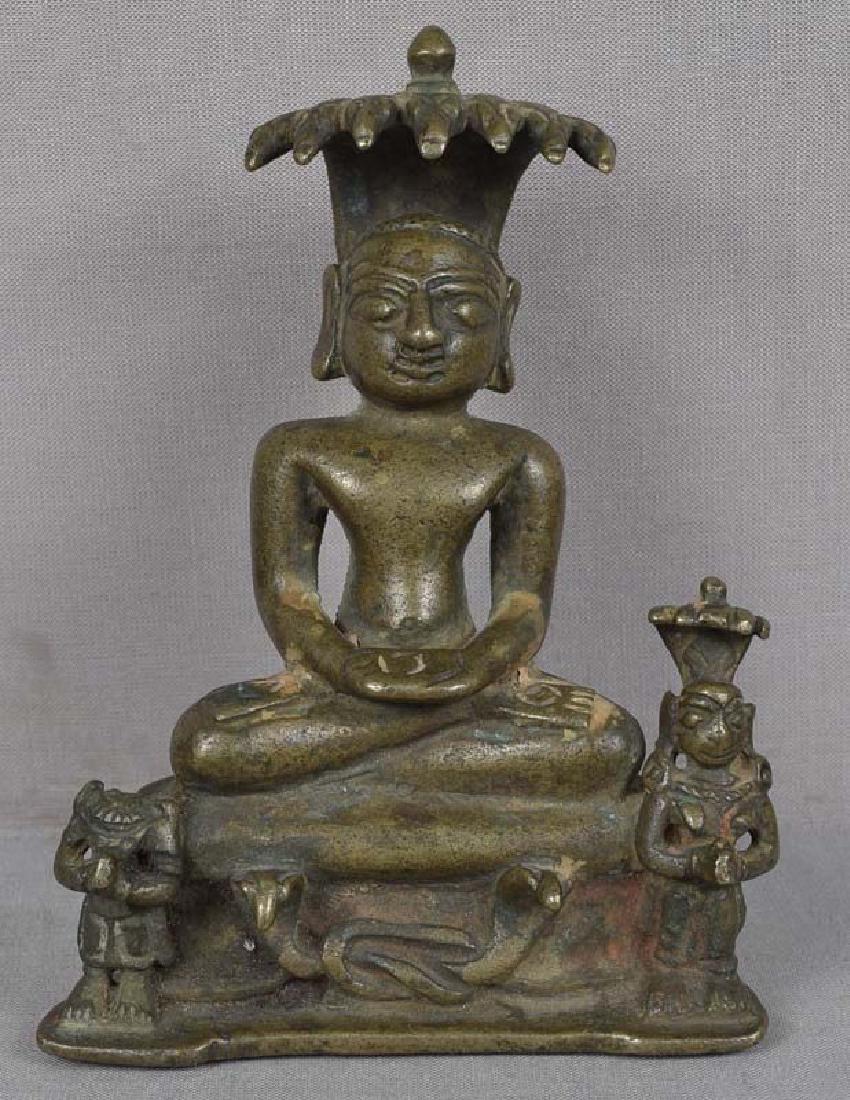 18c JAIN bronze 23rd TIRTHANKARA Lord Parshvanatha