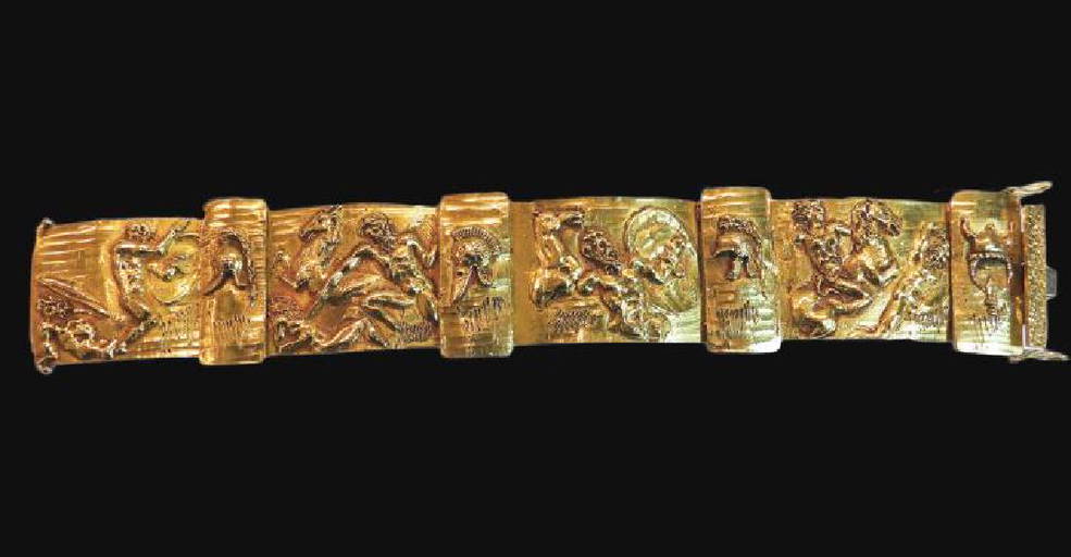 Modernist 18k Gold Bracelet By Nino D'antonio Germano