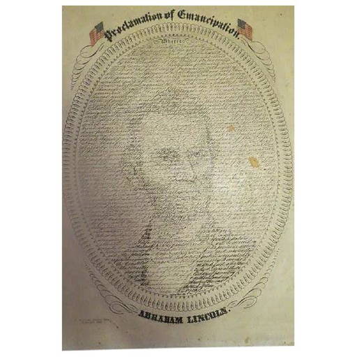Abraham Lincoln Proclamation of emancipation Print - Jul 11, 2019 ...
