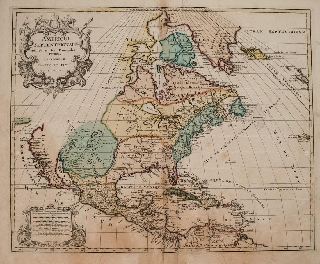 1792 Elwe Map of North America -- Amerique - Aug 07, 2019 | Jasper52 in NY