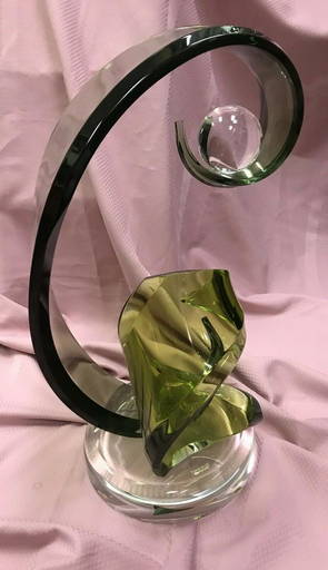 Free Form Acrylic Statue By Shlomi Haziza