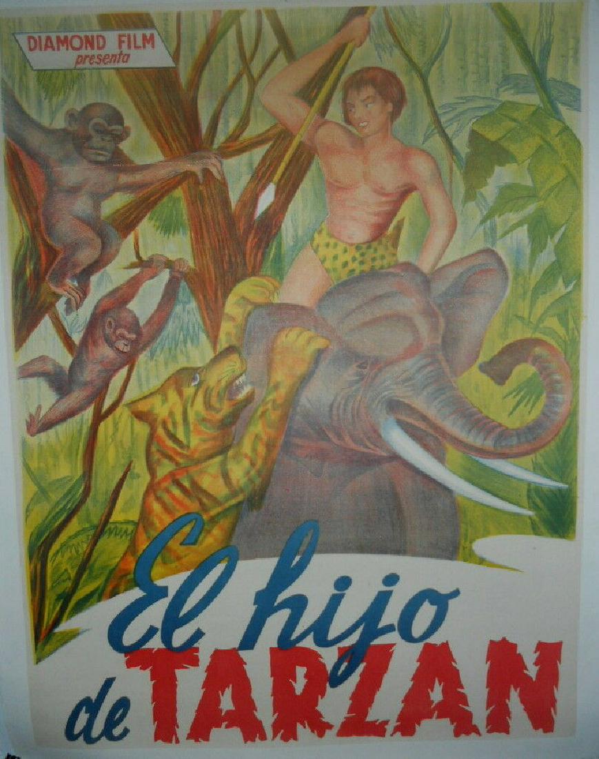 Original Vintage El Hijo de Tarzan Spanish Movie Poster - Aug 13, 2019 ...