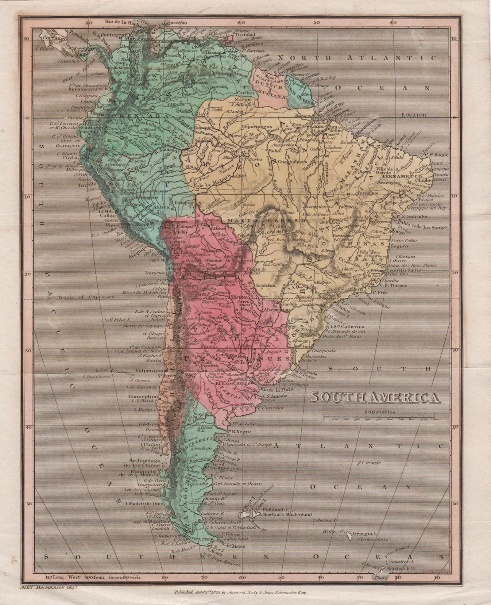 Carey & Lea: South America, 1823 - Aug 28, 2019 | Jasper52 in NY
