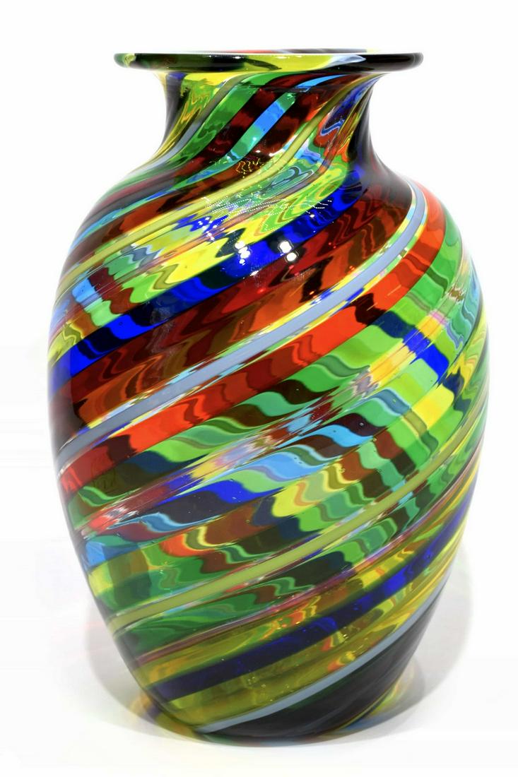 Murano glass vase filigrana signed - Sep 11, 2019 | Jasper52 in NY