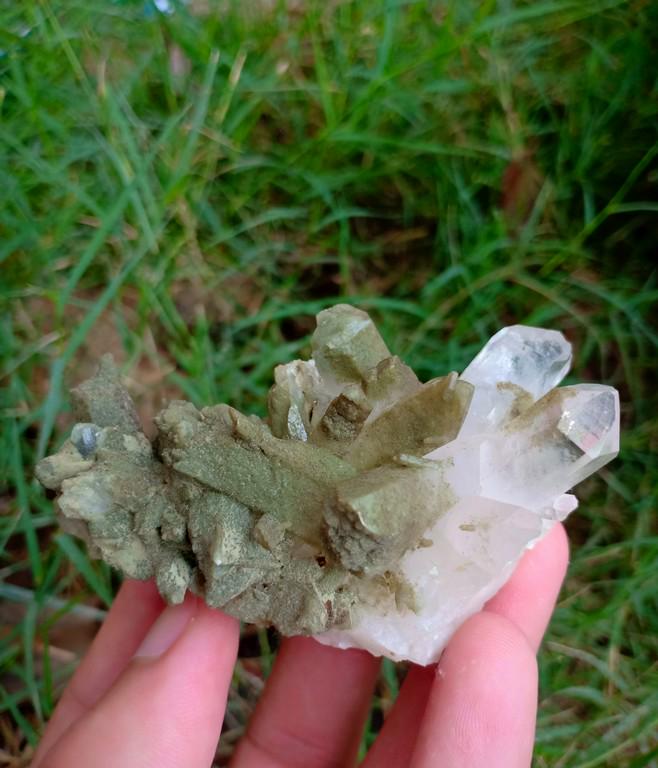 93 Gram Gorgeous Natural Chlorine Quartz Specimen