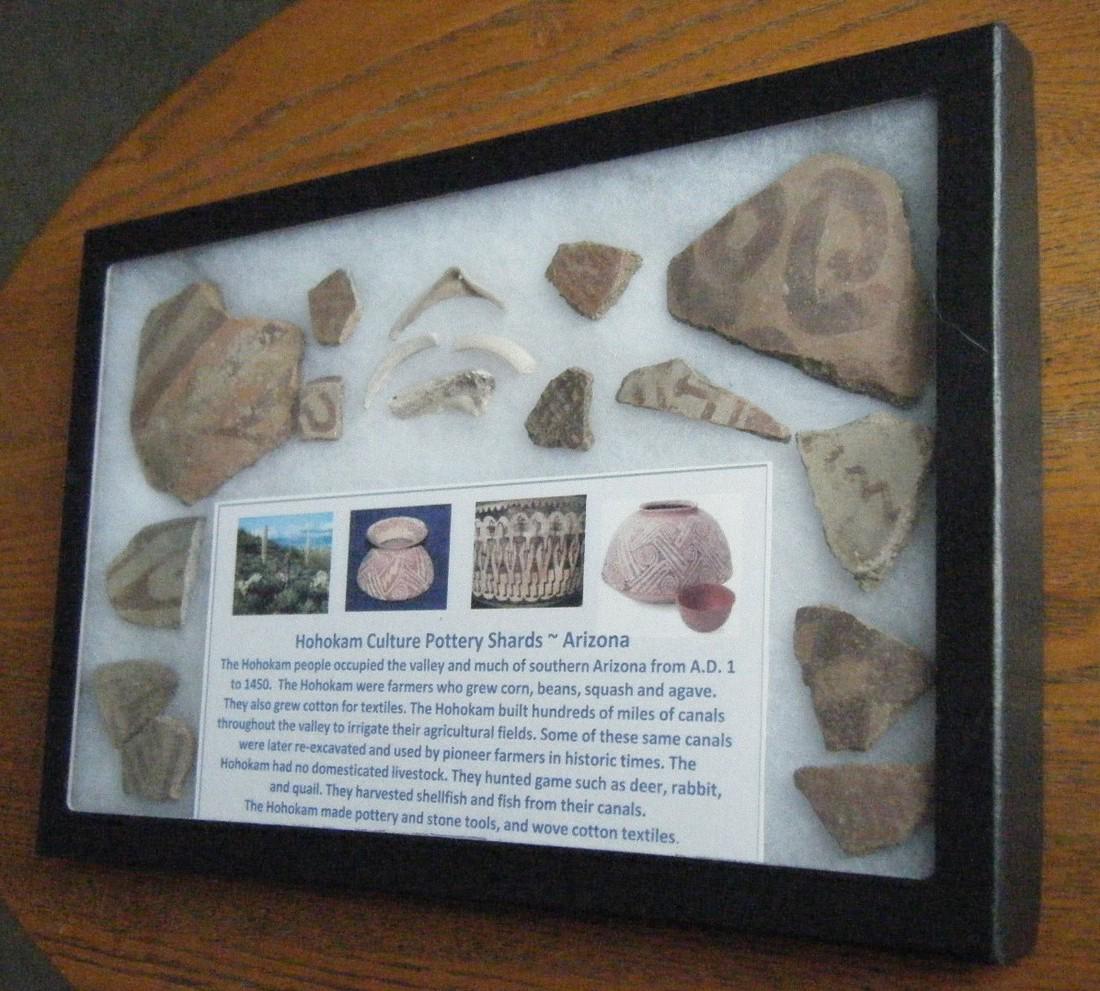 Hohokam pottery shards & Shell bracelet pieces - Dec 19, 2019 ...