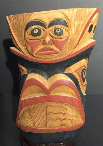 Great Mask Done By Doug Lafortune Beaver Coast Salish