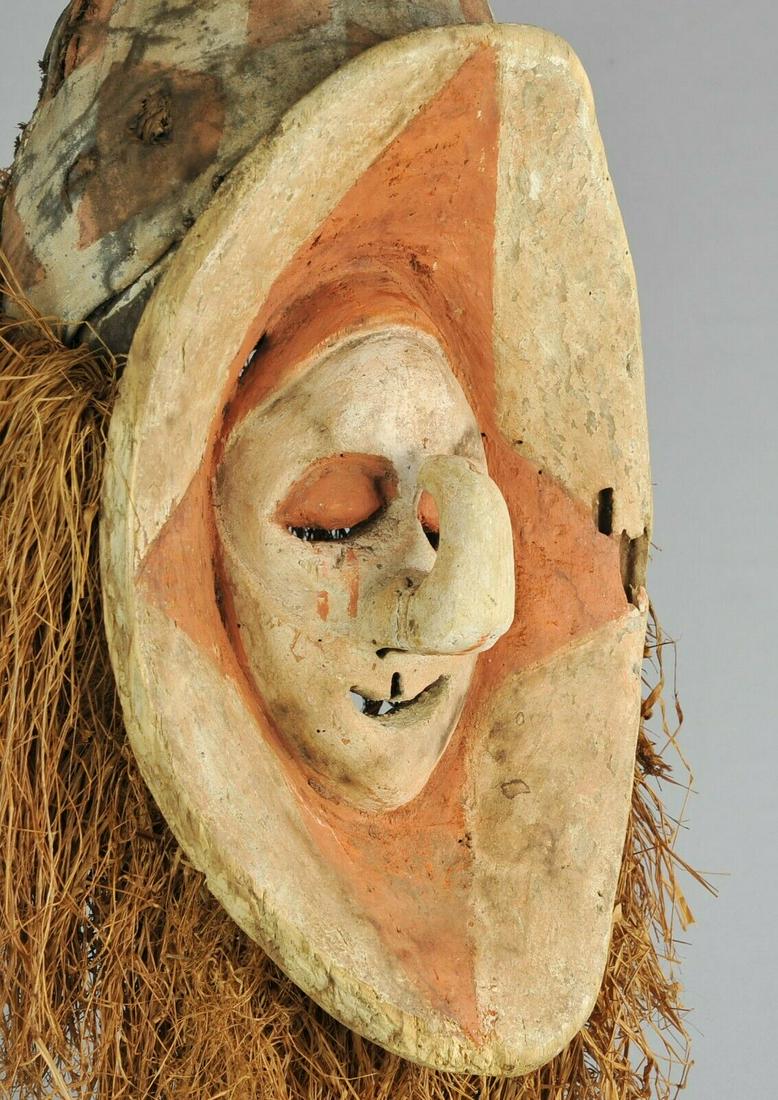 Initiation Yaka Mask Congo Rdc Bayaka African Tribal
