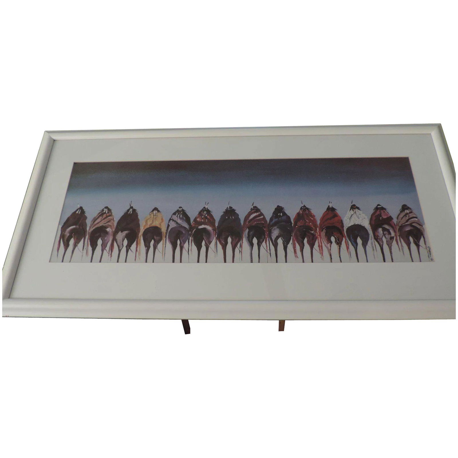 Buy Ed Posa, Signed Native American Lithograph, 17" X 36", | Jasper52 in NY