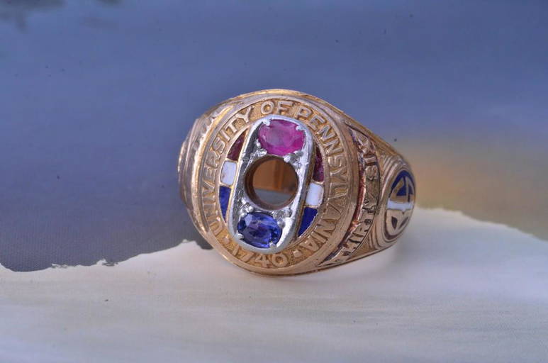 Antique University Of Pennsylvania Class Ring