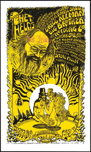 Tribute To Chet Helms Poster By Emek