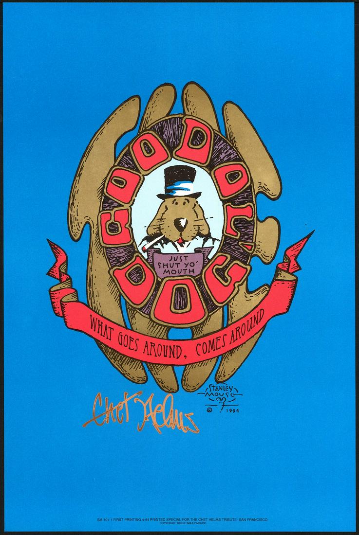 Tribute To Chet Helms Poster By Stanley Mouse - Mar 28, 2020 | Jasper52 ...