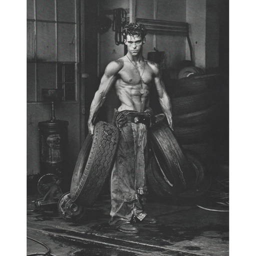 Herb Ritts Fred With Tires