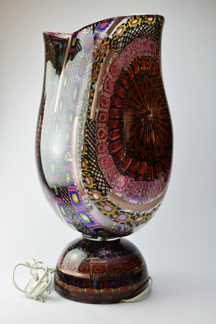 Rare Murano glass vase lamp Mosaico signed - Mar 24, 2020 | Jasper52 in NY