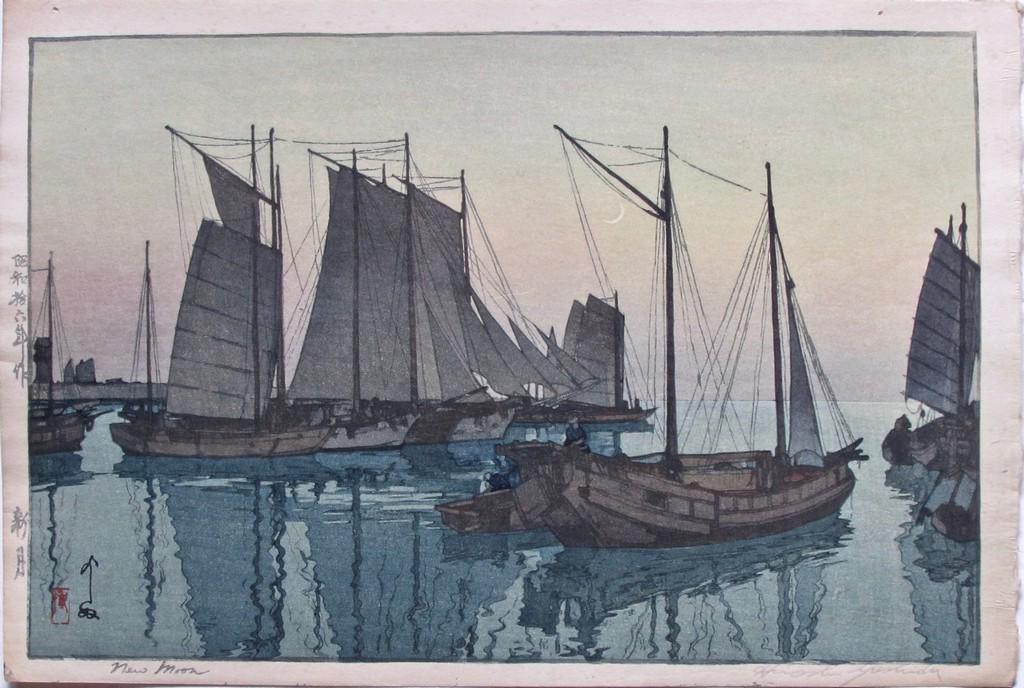 Hiroshi Yoshida: New Moon - Apr 08, 2020 | Jasper52 in NY