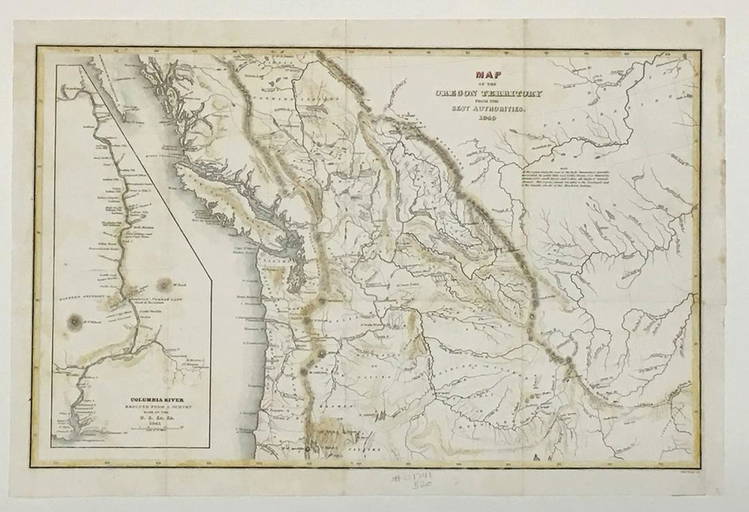 Map of the Oregon Territory from the Best Authorities. - Apr 07, 2020 ...
