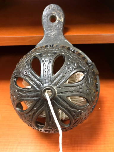 Country Store Hanging Cast Iron String Holder