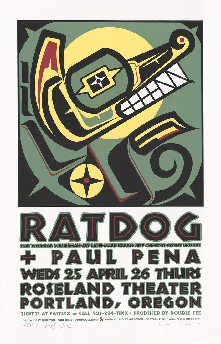 2001 Ratdog At Roseland Poster - Apr 25, 2020 | Jasper52 in NY