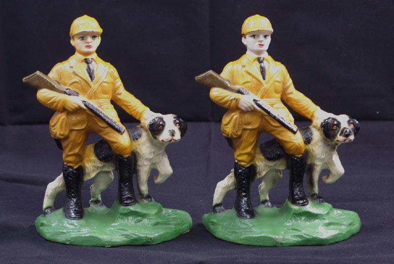 Hunter w/ Dog Cast Iron Antique Hubley Bookends - Apr 23, 2020 ...