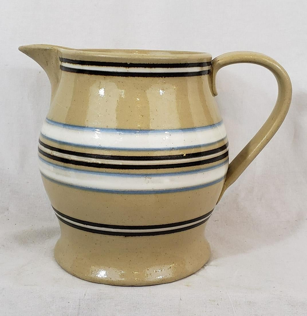 Yellow ware banded pitcher ca 1890 - May 07, 2020 | Jasper52 in NY