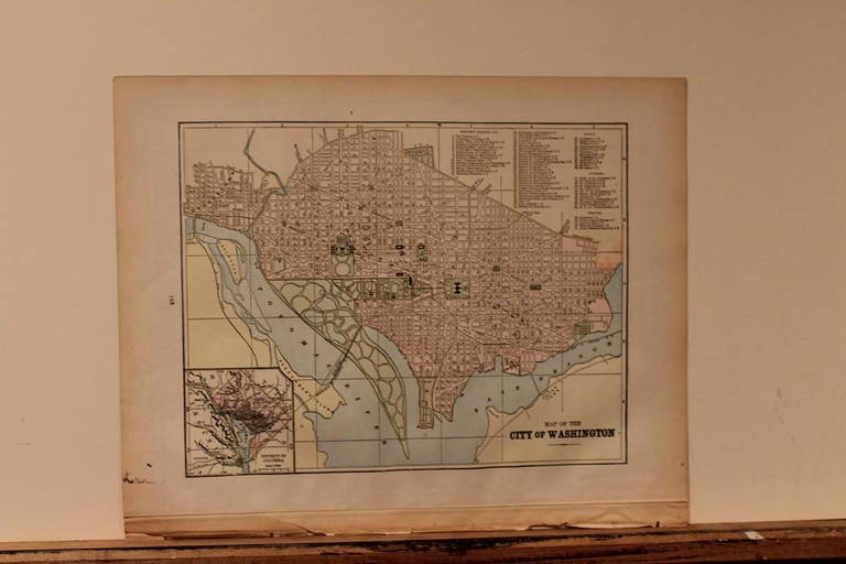 1882 Map Of Washington D.c.