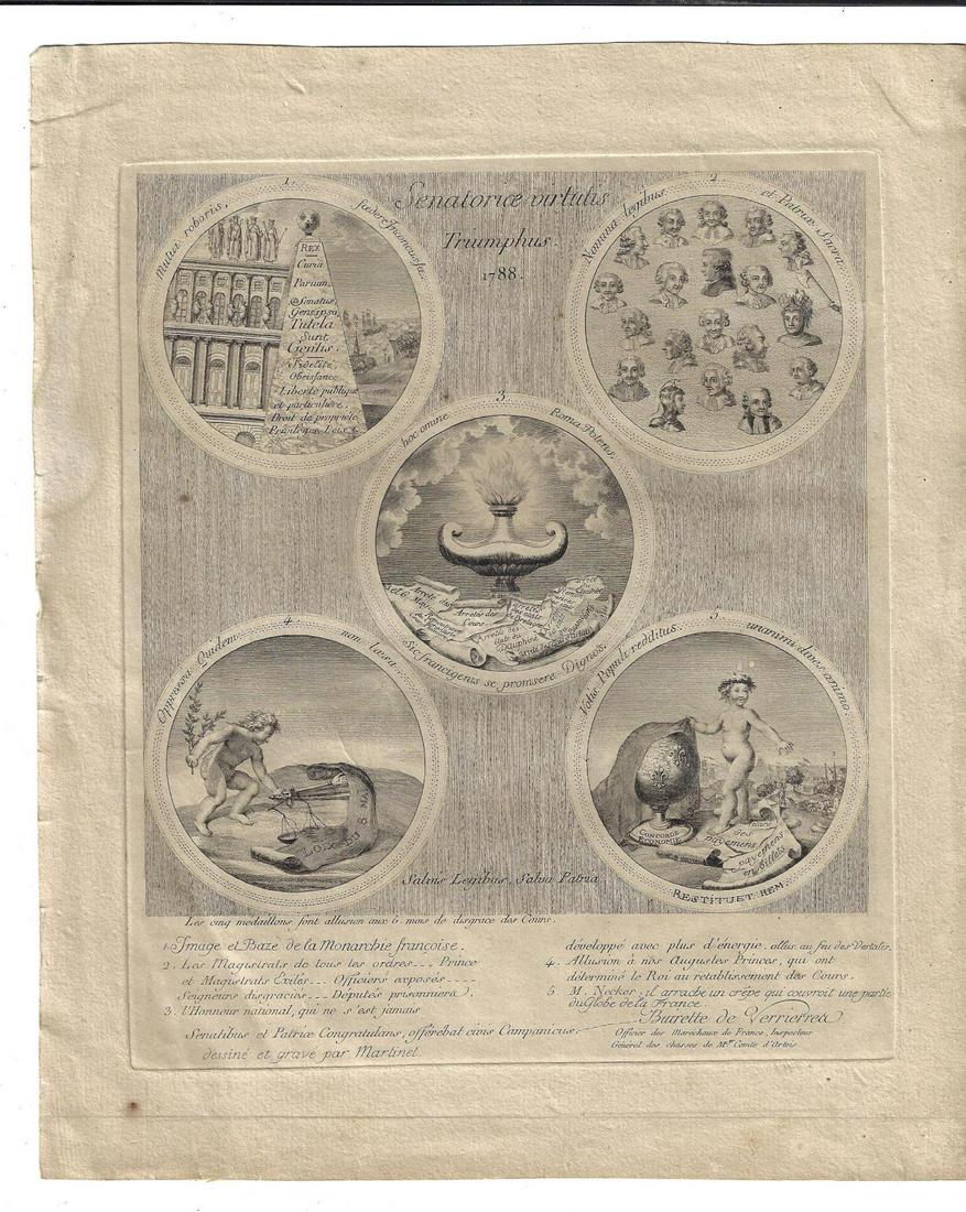 1788 Engraving Emblems French Revolution - Jun 03, 2020 | Jasper52 in NY