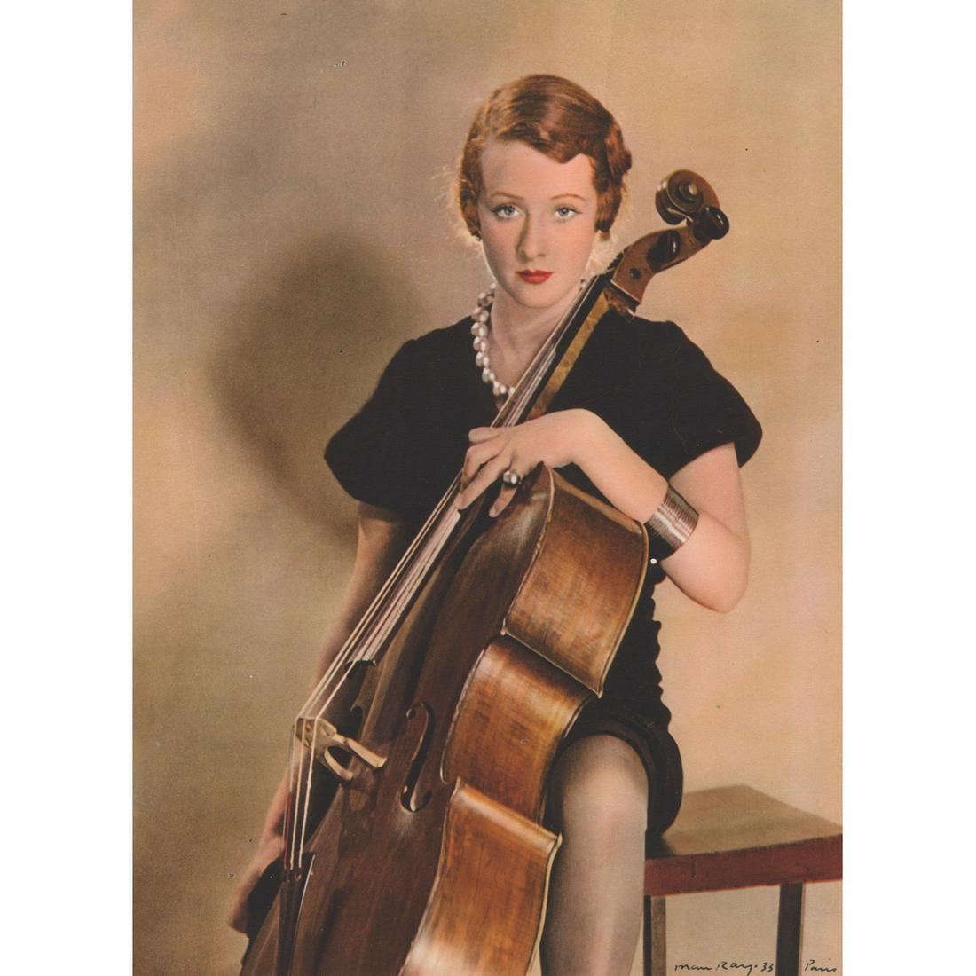 Man Ray Woman With Cello, 1933