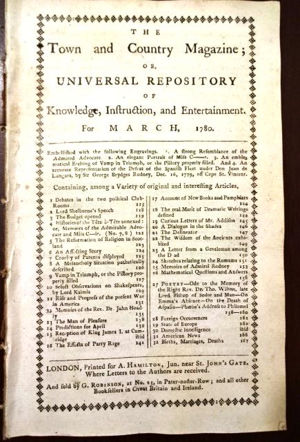 1780 Magazine Engravings Revolutionary War - Jun 09, 2020 | Jasper52 in NY
