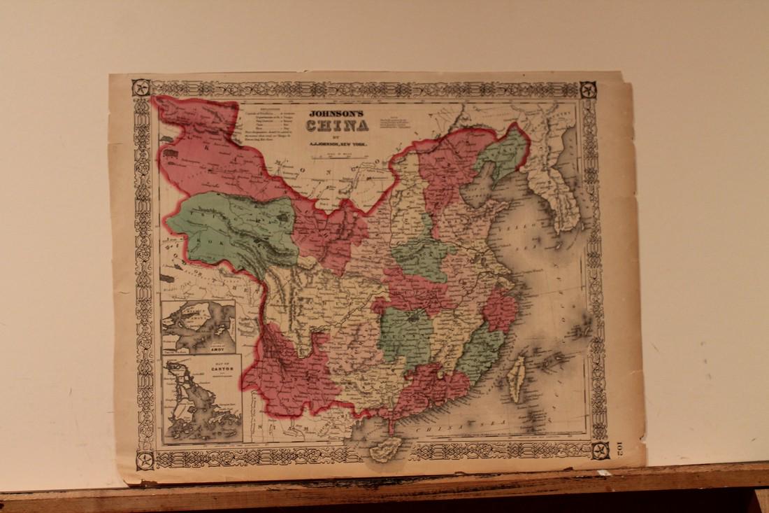 1865 Map Of China