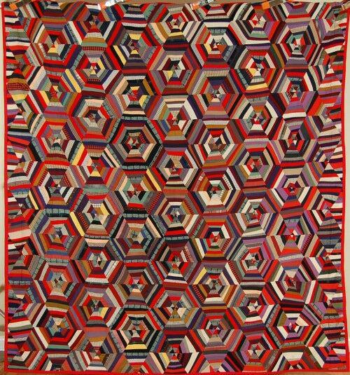 Vintage 20's Wool Honeycomb Spider Web Stars Quilt - Jun 25, 2020 ...