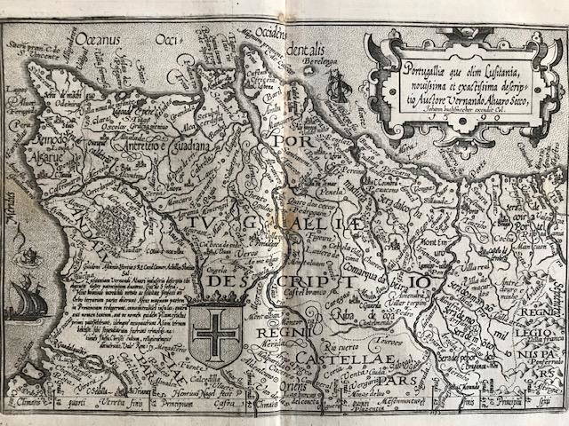 Rare Map Of Portugal