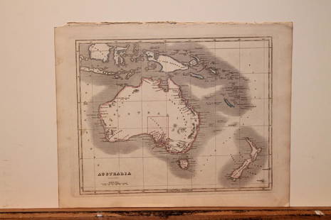 1842 Map Of Australia