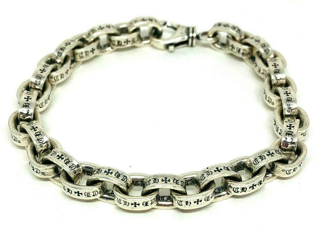 2010 Chrome Heart 925 Sterling Silver Link Bracelet