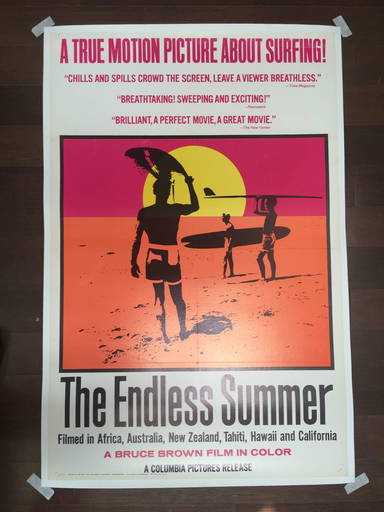 The Endless Summer (1966) Us One Sheet Movie Poster Lb