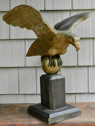 Wooden Pilot House Eagle