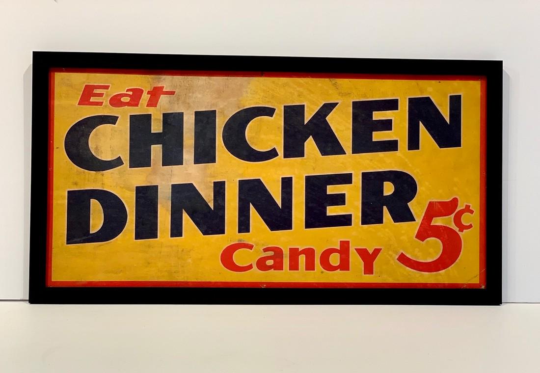 EAT CHICKEN DINNER CANDY 5c, c. 1920s - Oct 01, 2020 | Jasper52 in NY