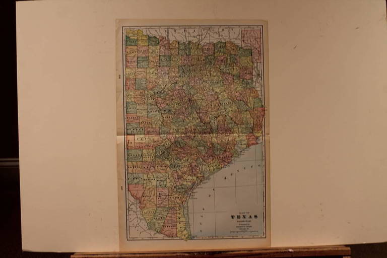 1895 Map Of East Texas